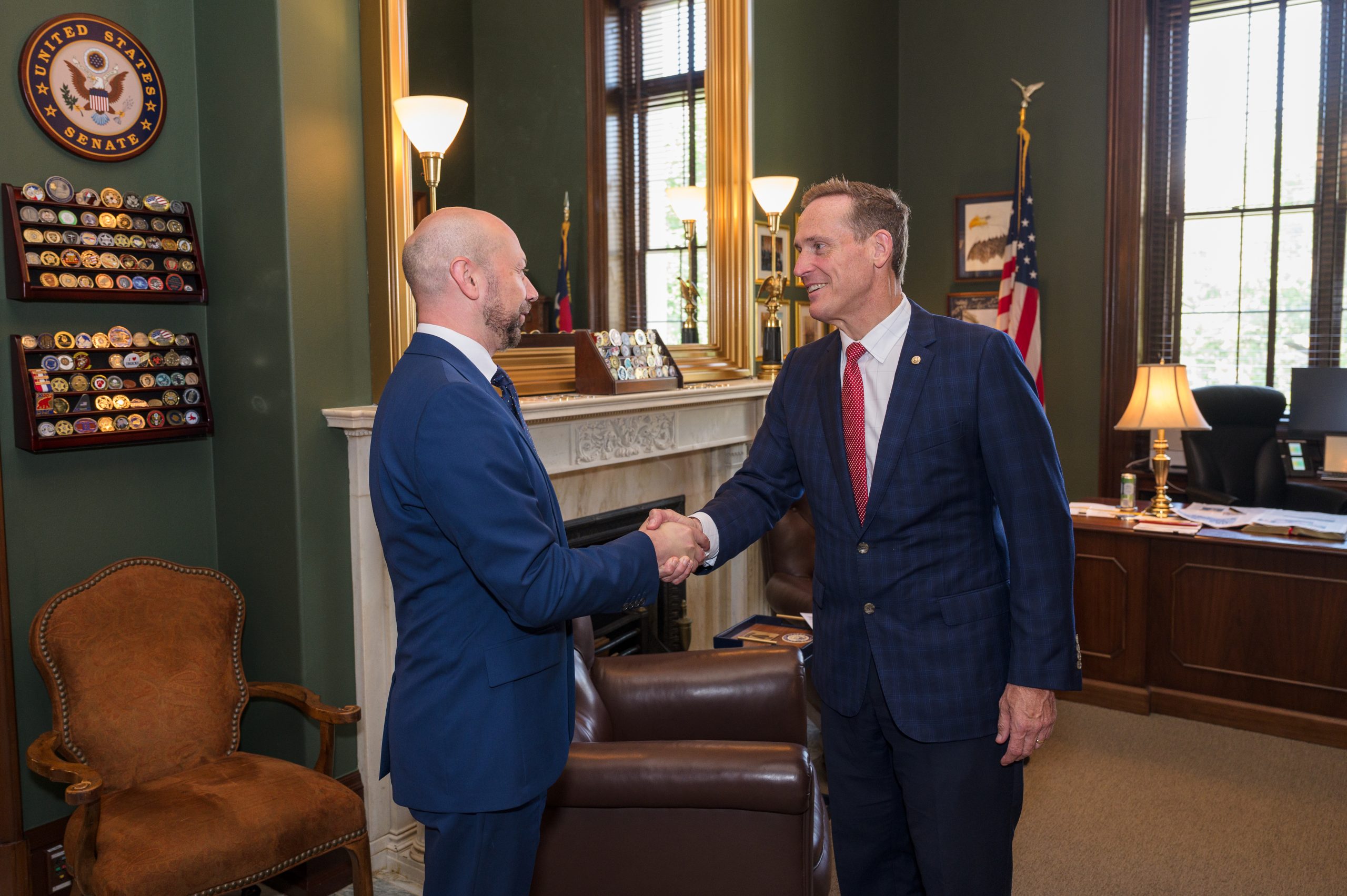 Senator Budd Meets with Moldova Ambassador - U.S. Senator Ted Budd
