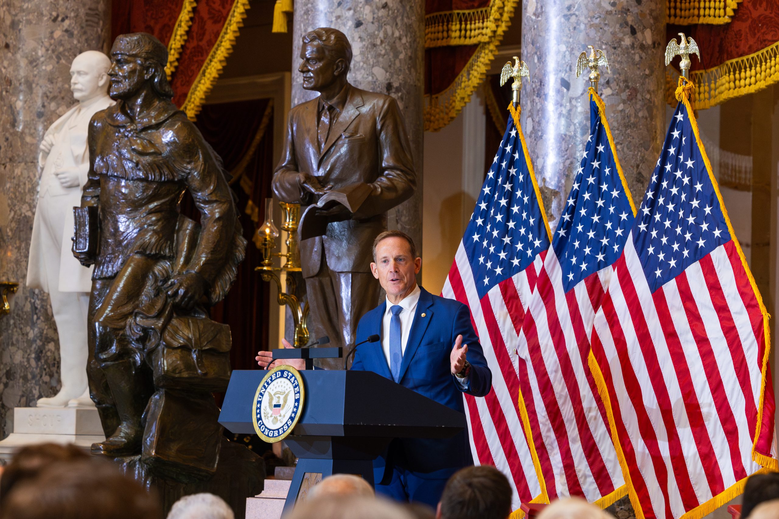 VIDEO: Senator Budd Helps Dedicate Rev. Billy Graham Statue at U.S ...